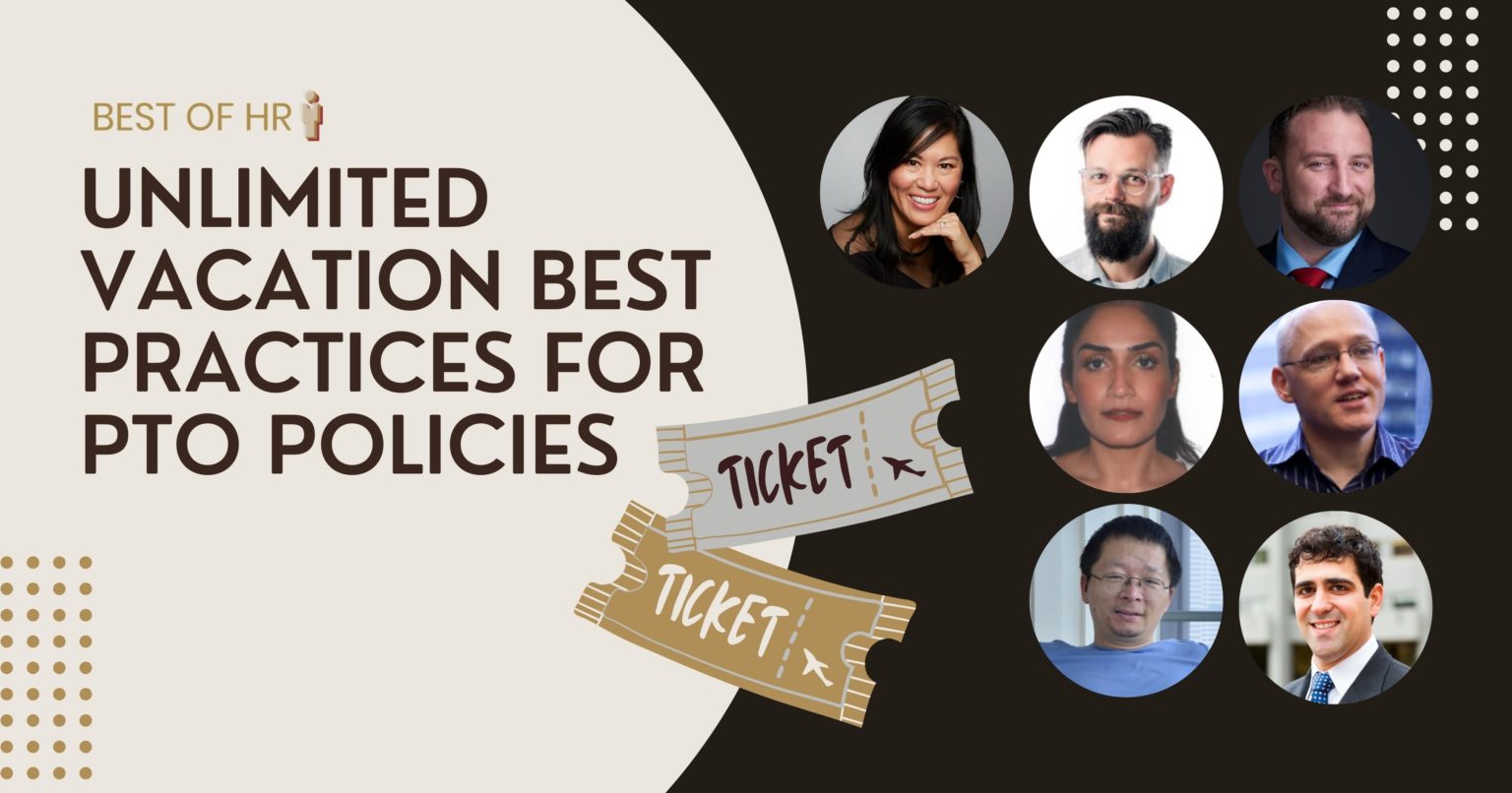 What are best practices for an unlimited PTO vacation policy? - Best of HR